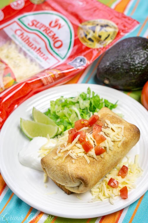 Baked Chicken Chimichangas • Curious Cuisiniere
