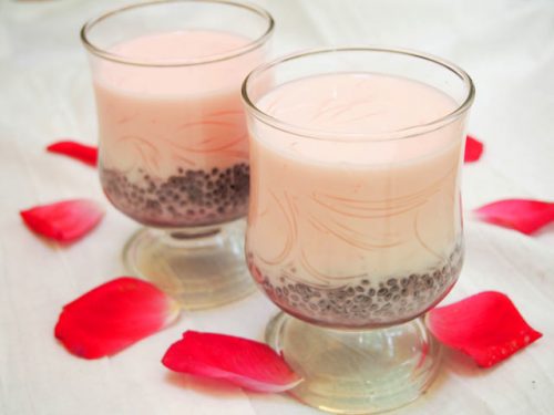 Falooda (Indian Rose Drink) • Curious Cuisiniere