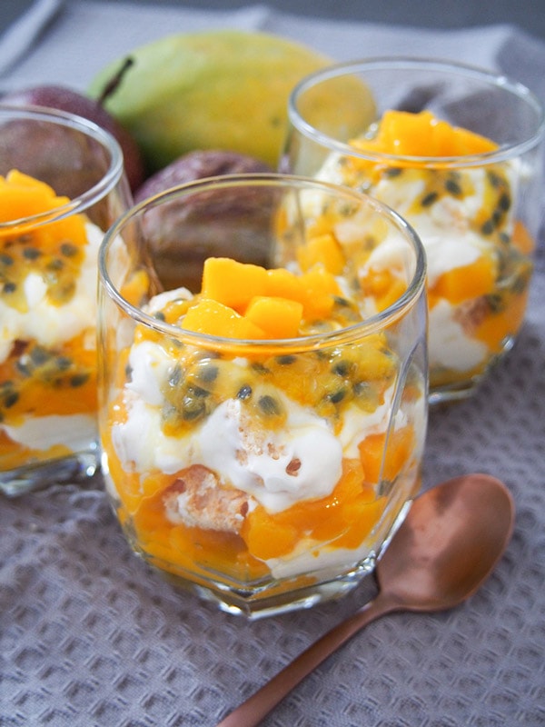 Mango and Passion Fruit Australian Eton Mess • Curious Cuisiniere