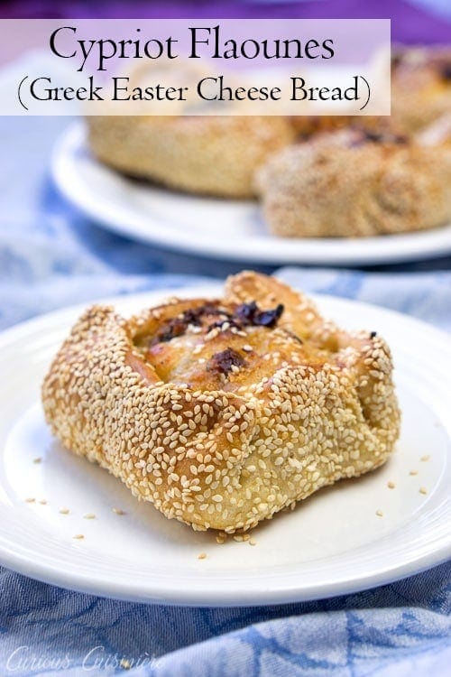 Cypriot Flaounes (Greek Easter Cheese Bread) • Curious Cuisiniere