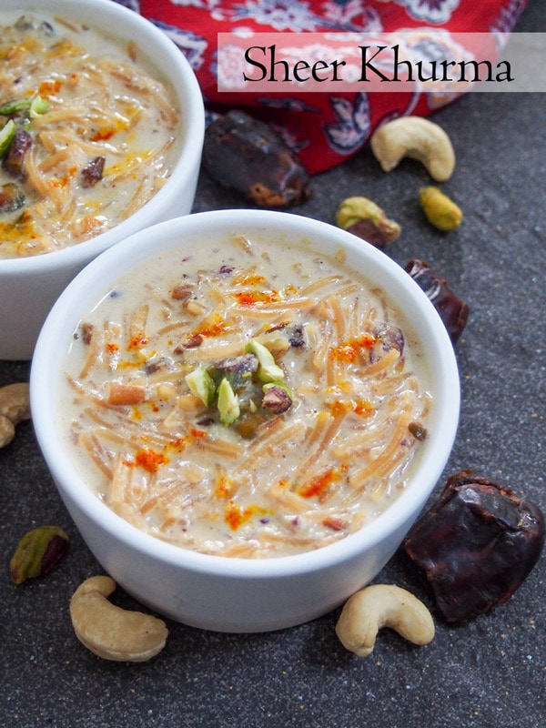 Sheer Khurma (Persian Vermicelli Pudding) • Curious Cuisiniere