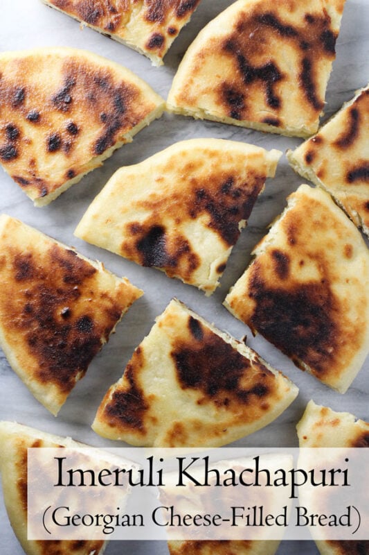 Imeruli Khachapuri (Georgian Cheese Bread) • Curious Cuisiniere