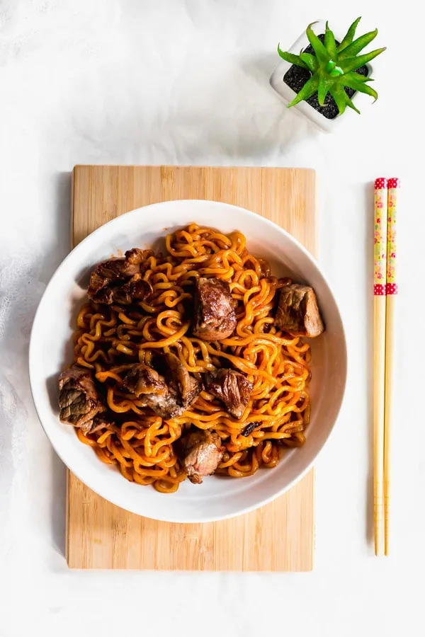 Jjapaguri (Ramdon recipe from the movie Parasite) • Curious Cuisiniere