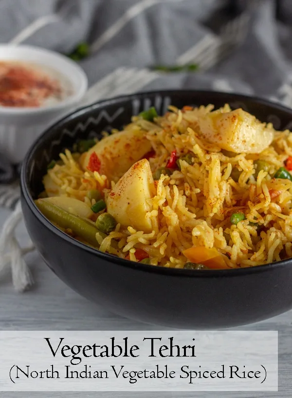 Vegetable Tehri (North Indian Vegetable Spiced Rice) • Curious Cuisiniere