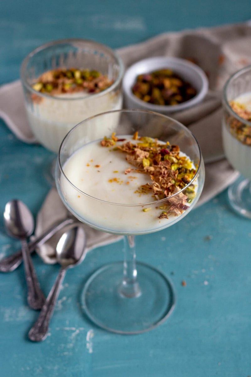 Mahalabia (Middle Eastern Milk Pudding) • Curious Cuisiniere
