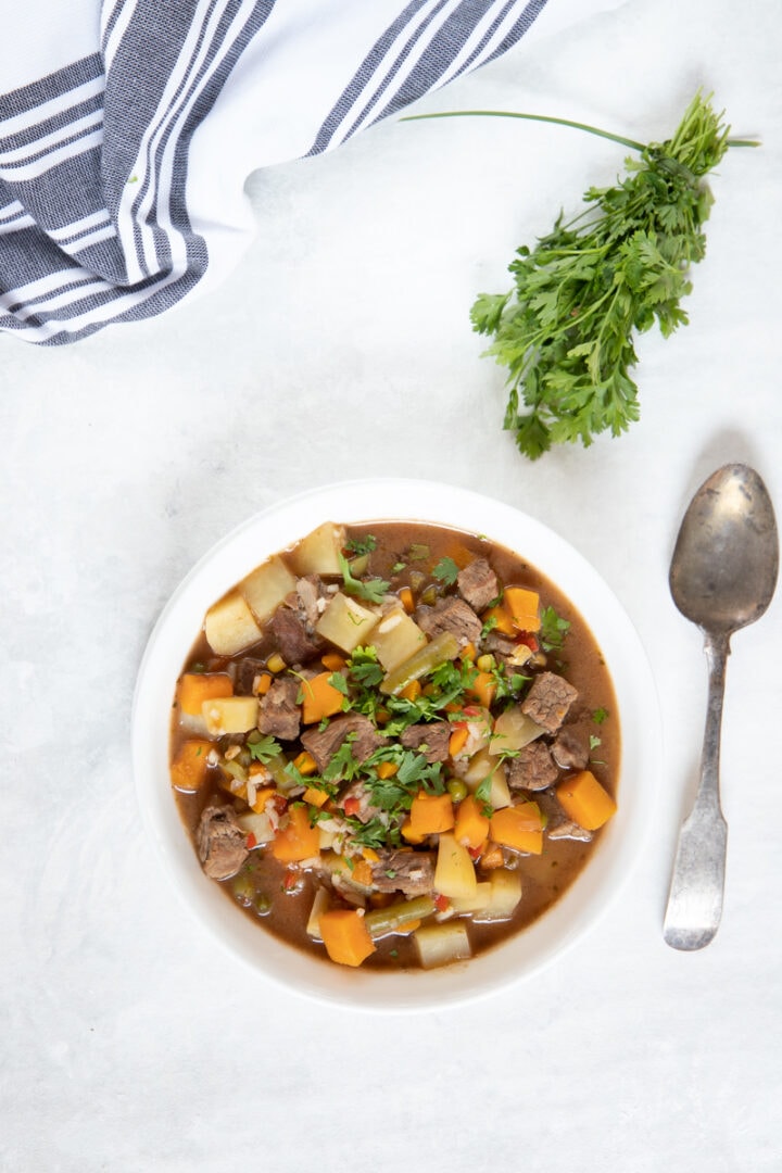 Carbonada (Chilean Beef Soup) • Curious Cuisiniere