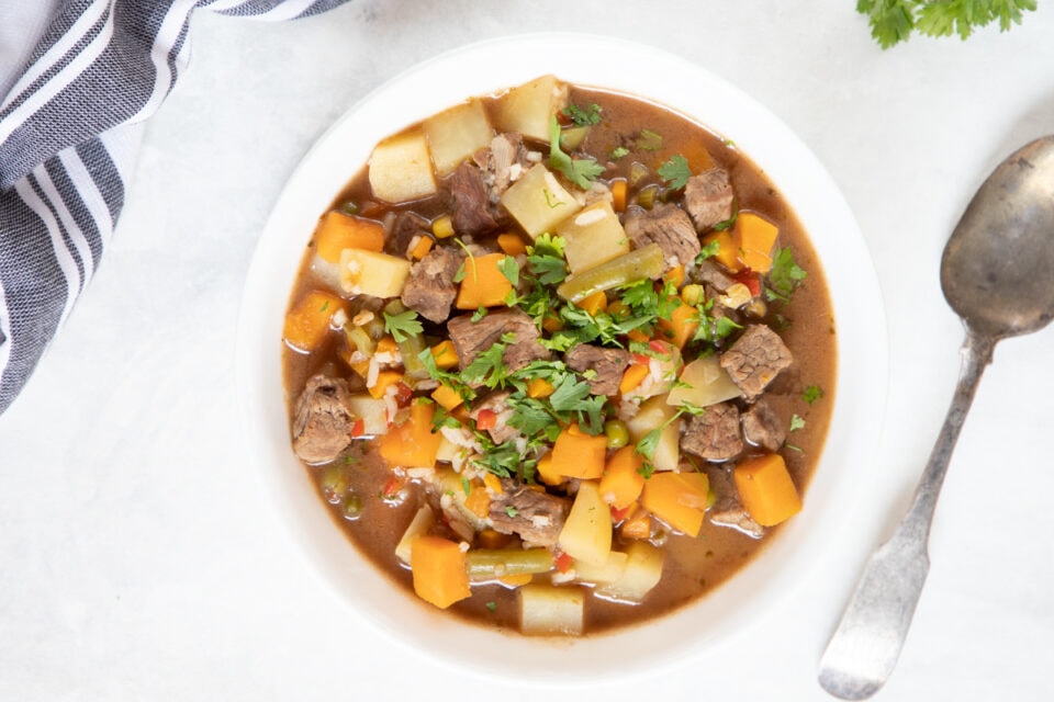 Carbonada (Chilean Beef Soup) • Curious Cuisiniere
