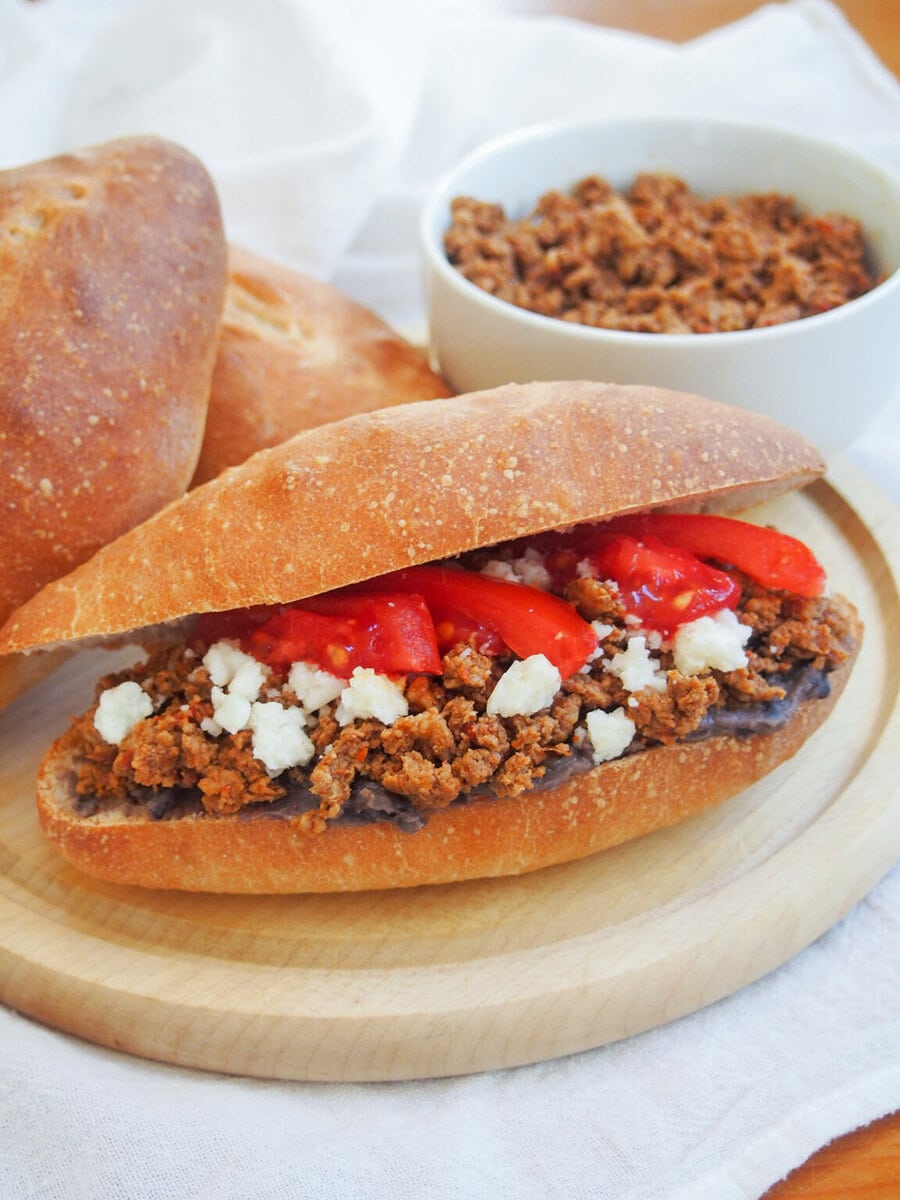Chorizo Torta (Mexican Chorizo Sandwich) Recipe • Curious Cuisiniere
