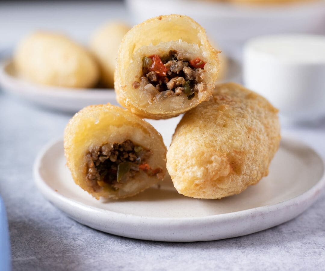 Panamanian Carimañolas (Cassava Fritters) • Curious Cuisiniere