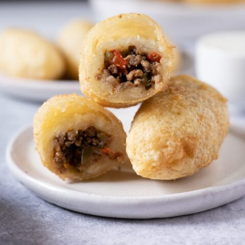 Egyptian Hawawshi (Stuffed Pita) • Curious Cuisiniere