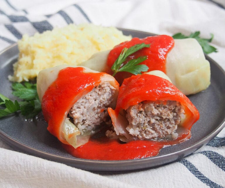 Golabki (Polish Stuffed Cabbage Rolls) • Curious Cuisiniere