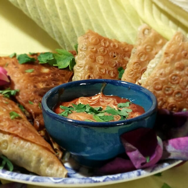 Sambousé (Iranian Vegetable Turnovers) • Curious Cuisiniere