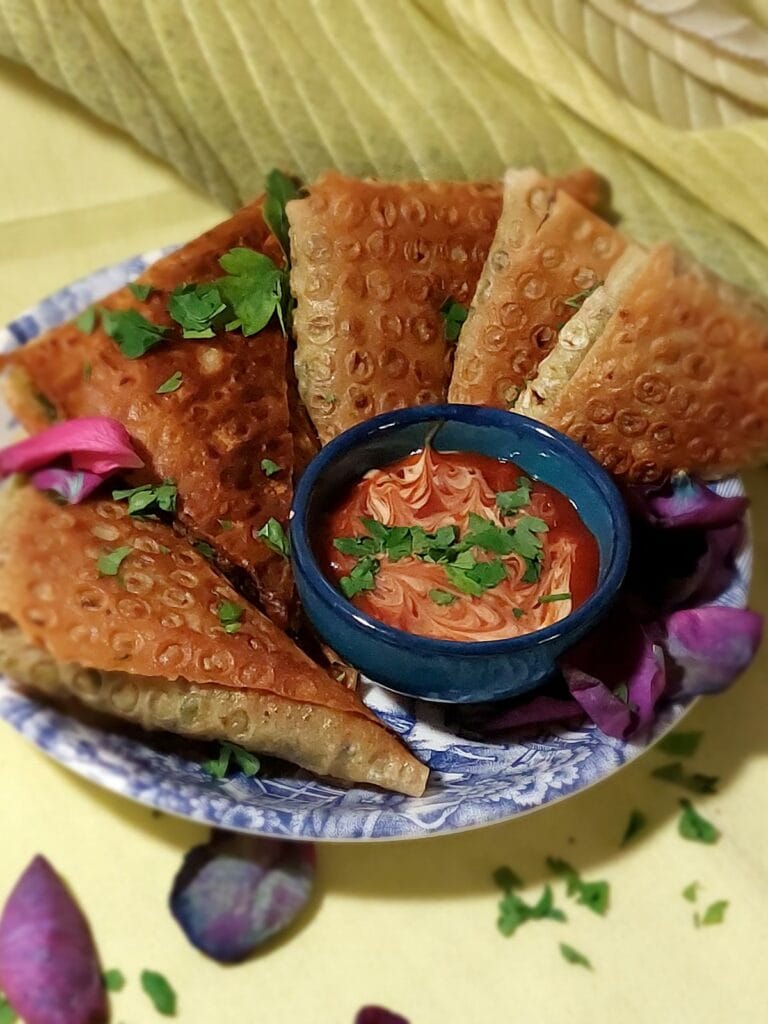 Sambousé (Iranian Vegetable Turnovers) • Curious Cuisiniere