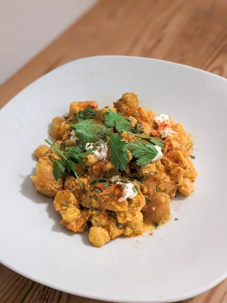 Himchali Madra (Chickpea Yogurt Curry) • Curious Cuisiniere