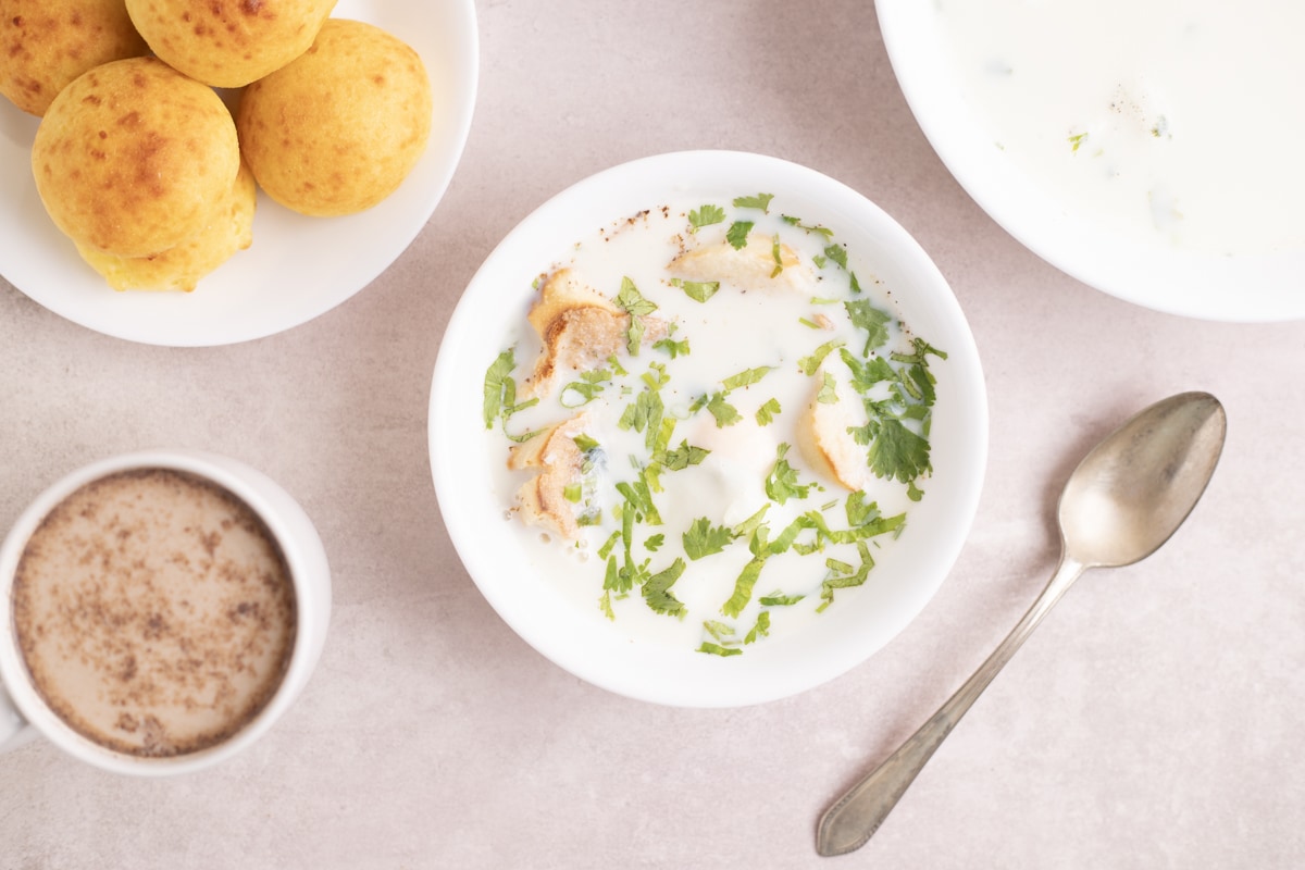 Changua (Colombian Egg Breakfast Soup) • Curious Cuisiniere