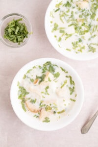 Changua (Colombian Egg Breakfast Soup) • Curious Cuisiniere