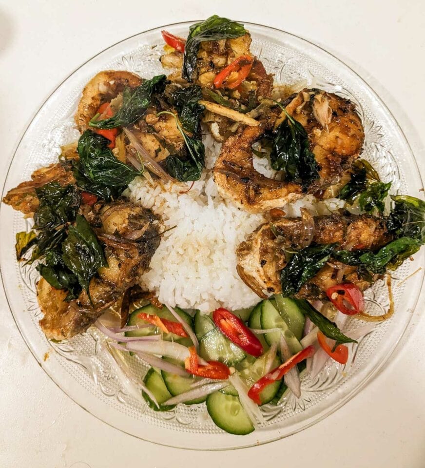 Pad Ped Pla Duk Tod (Thai Catfish Curry) • Curious Cuisiniere