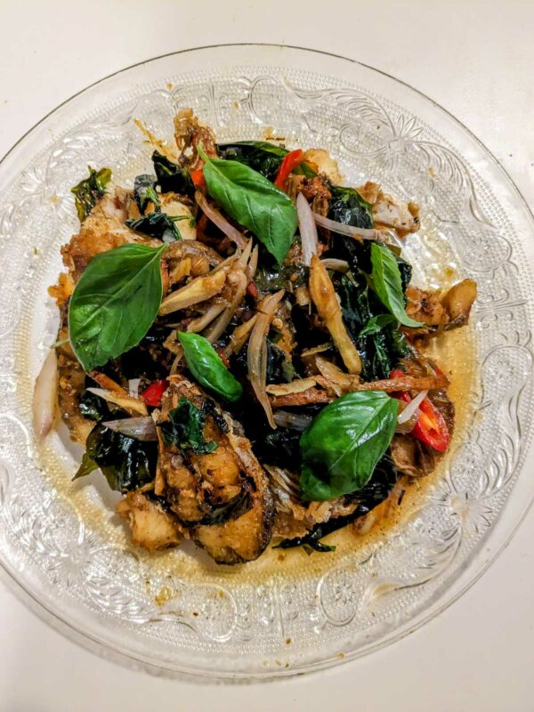 Pad Ped Pla Duk Tod (Thai Catfish Curry) • Curious Cuisiniere