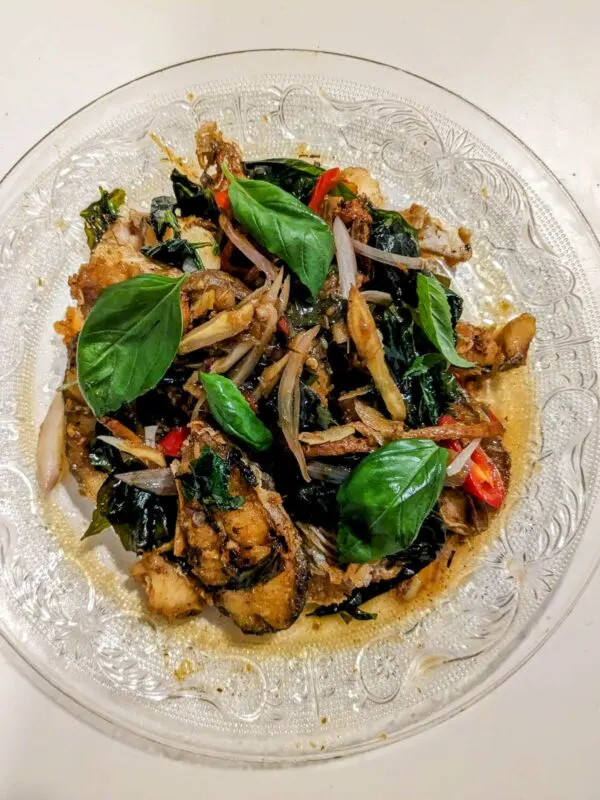 Pad Ped Pla Duk Tod (Thai Catfish Curry) • Curious Cuisiniere