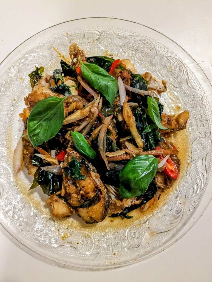 Pad Ped Pla Duk Tod (Thai Catfish Curry) • Curious Cuisiniere