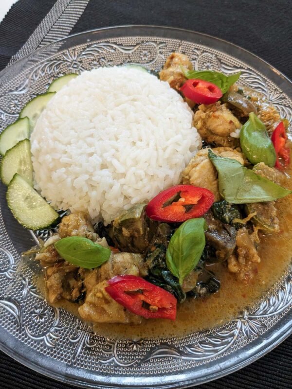 Cha Kroeung Pailin (Cambodian Lemongrass Chicken) • Curious Cuisiniere