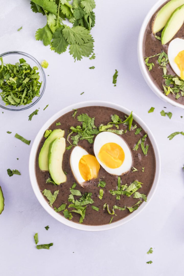 Sopa Negra (Costa Rican Black Bean Soup) • Curious Cuisiniere