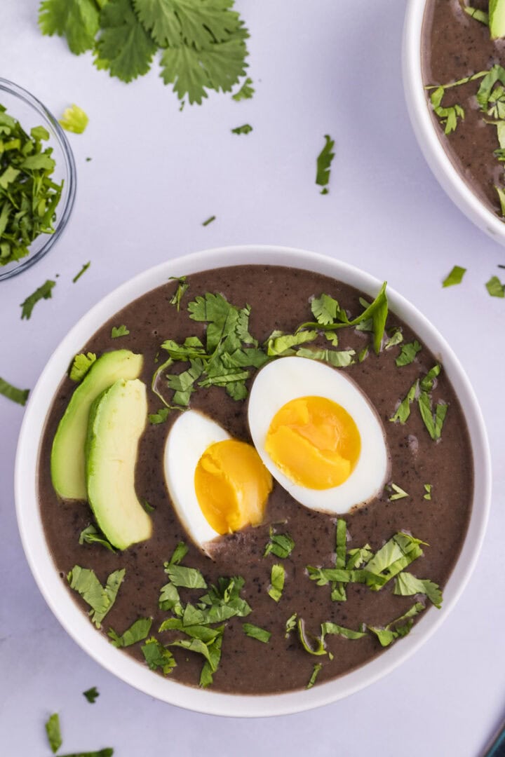 Sopa Negra (Costa Rican Black Bean Soup) • Curious Cuisiniere