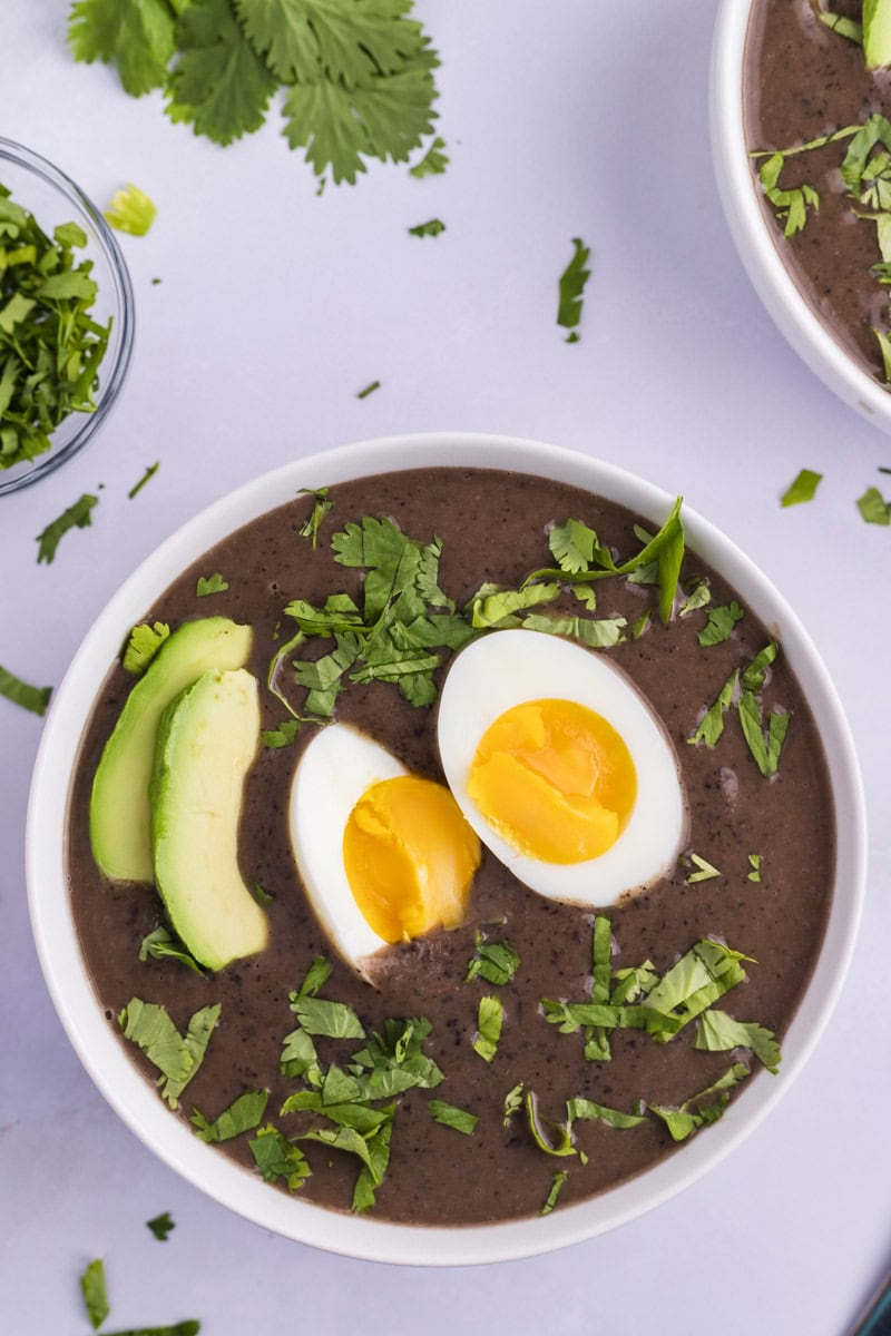 Sopa Negra (Costa Rican Black Bean Soup) • Curious Cuisiniere